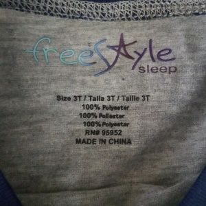 Freestyle | Pajamas | 3t Robe Pajama Set New | Poshmark